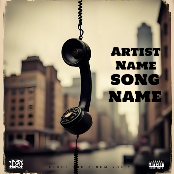 Modèle CD Mixtape/Album Cover Artwork Template | PosterMyWall