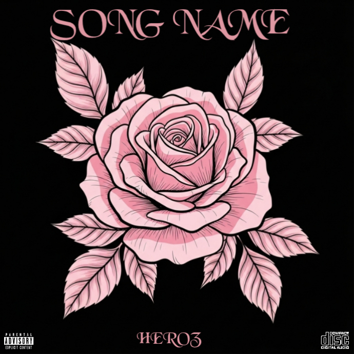 CD Mixtape/Album Cover Artwork Template | PosterMyWall