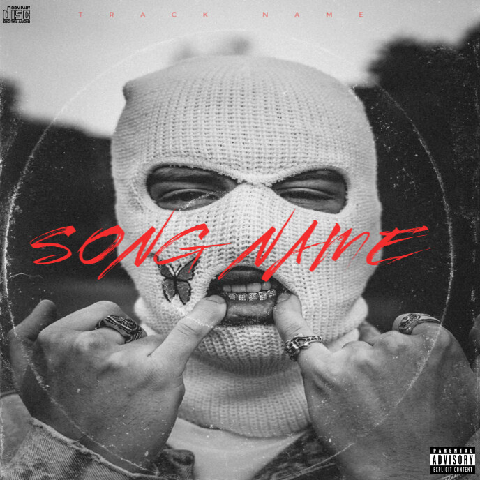 CD Mixtape/Album Cover Artwork Template | PosterMyWall