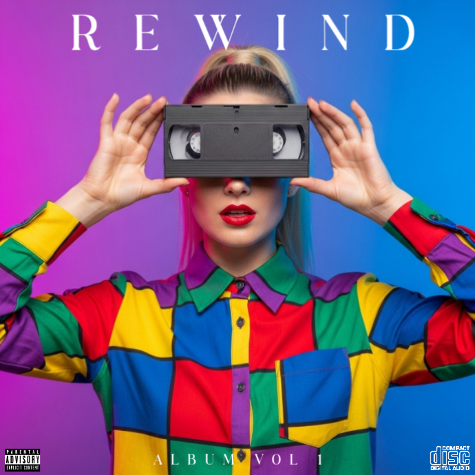 CD Mixtape/Album Cover Artwork Template | PosterMyWall