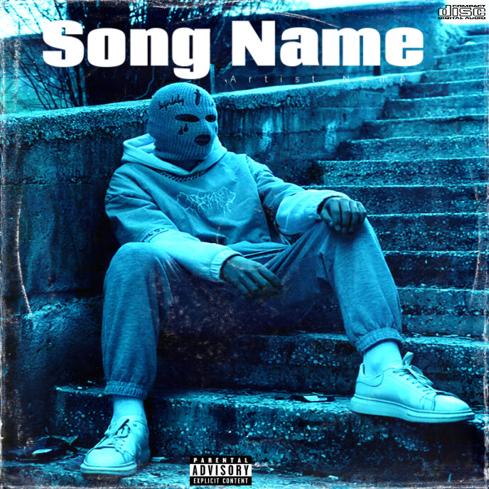 CD Mixtape/Album Cover Artwork Template | PosterMyWall