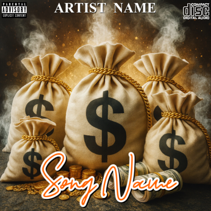 CD Mixtape Album Cover Artwork Template | PosterMyWall
