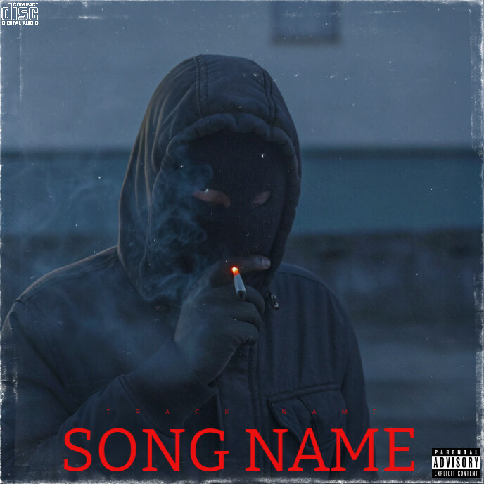 CD Mixtape/Album Cover Artwork Template | PosterMyWall