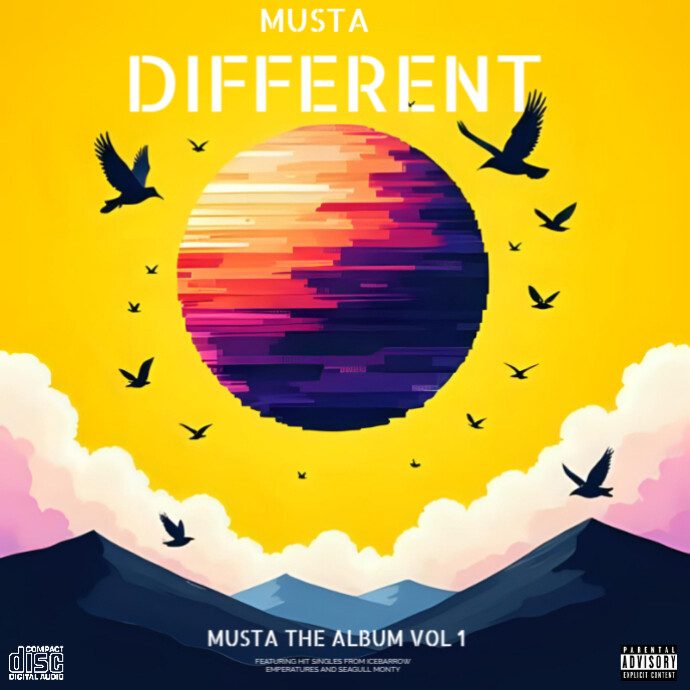 Copy of CD Mixtape/Album Cover Artwork Template | PosterMyWall