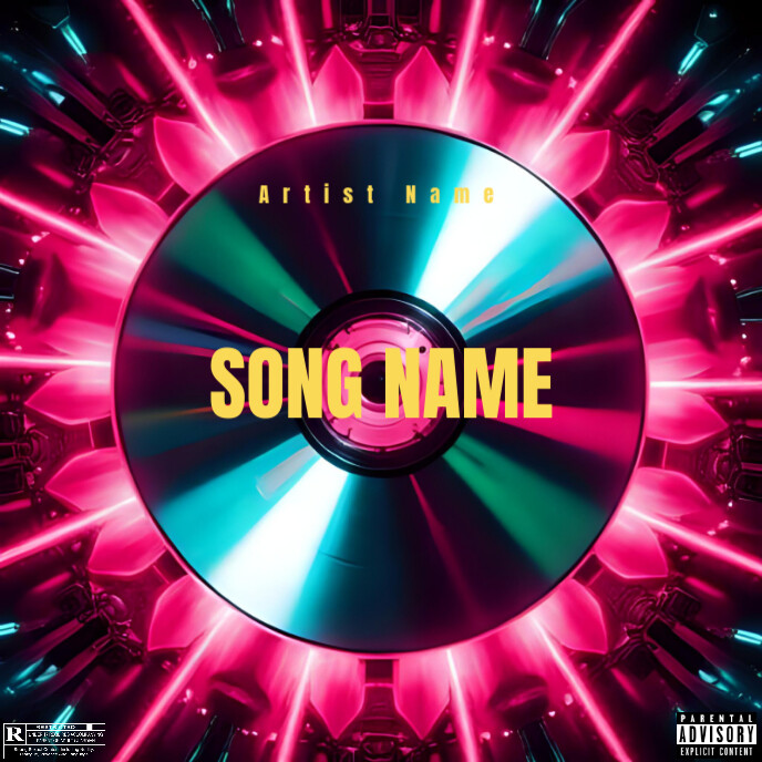 CD Mixtape/Album Cover Artwork Template | PosterMyWall