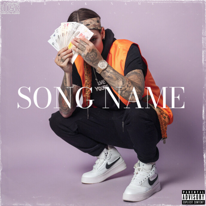 CD Mixtape/Album Cover Artwork Template | PosterMyWall