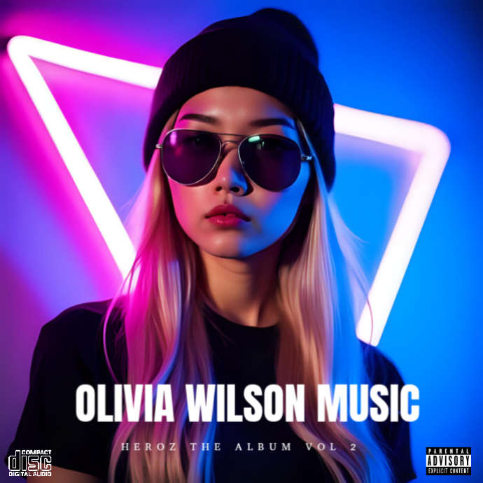 CD Mixtape/Album Cover Artwork Template | PosterMyWall