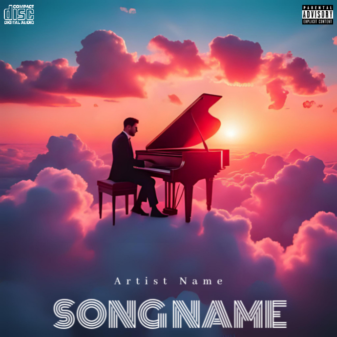 CD Mixtape/Album Cover Artwork Template | PosterMyWall