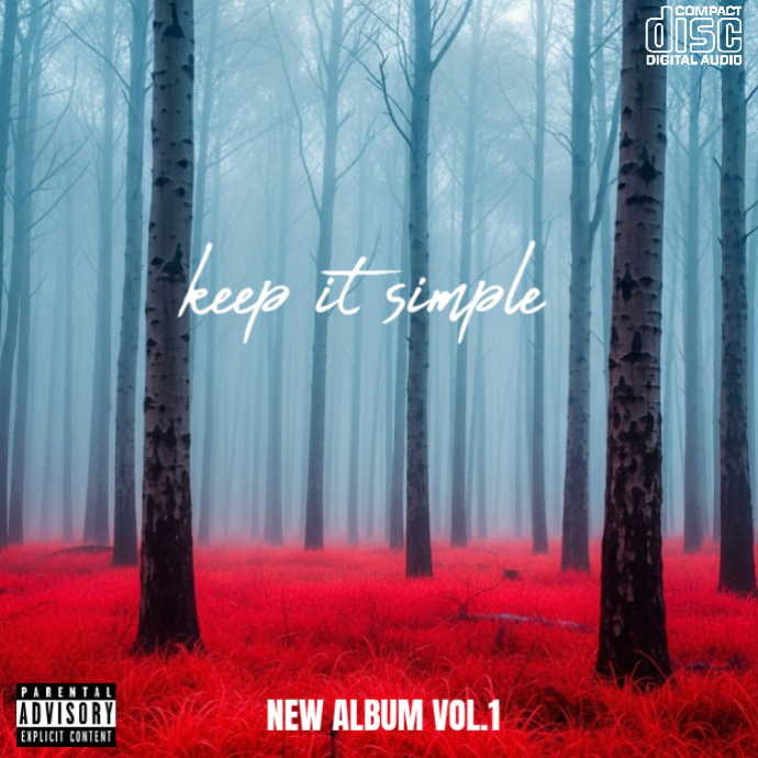 CD Mixtape/Album Cover Artwork Template | PosterMyWall