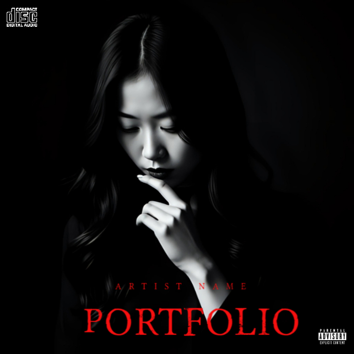 CD Mixtape/Album Cover Artwork Template | PosterMyWall