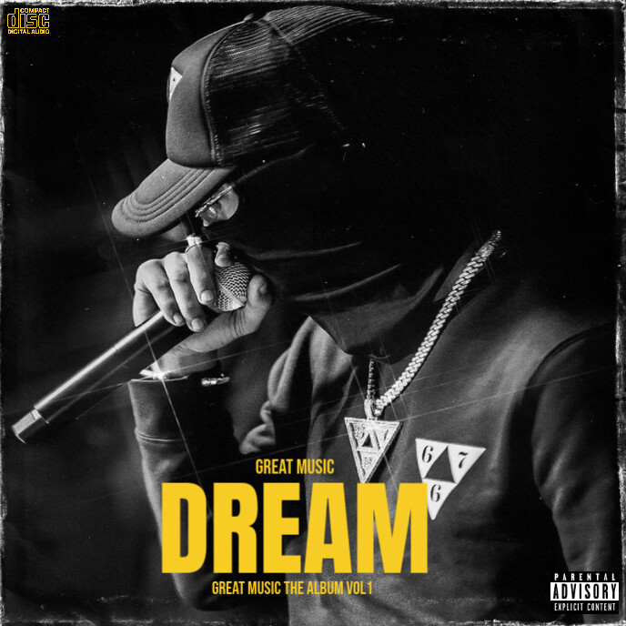 CD Mixtape/Album Cover Artwork Template | PosterMyWall