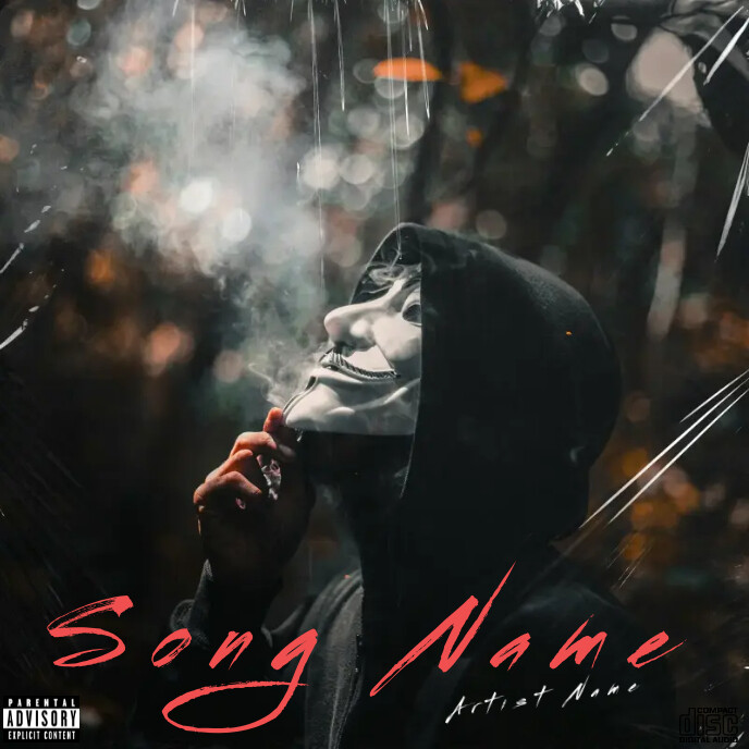 CD Mixtape/Album Cover Artwork Template | PosterMyWall