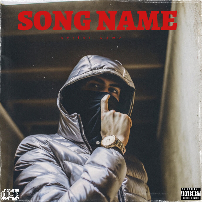 CD Mixtape/Album Cover Artwork Template | PosterMyWall