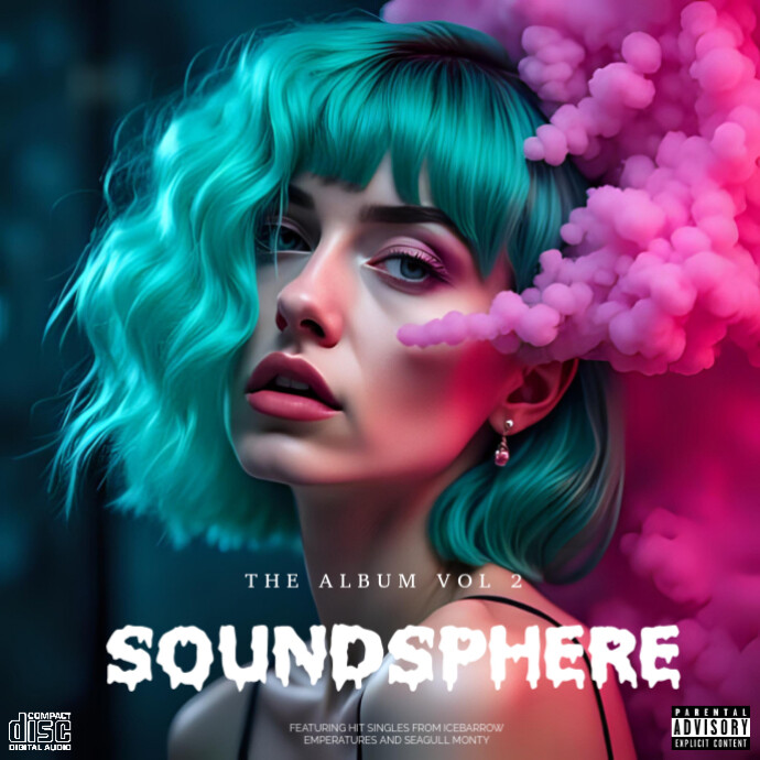 CD Mixtape/Album Cover Artwork Template | PosterMyWall