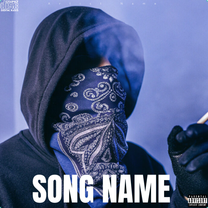 CD Mixtape/Album Cover Artwork Template | PosterMyWall