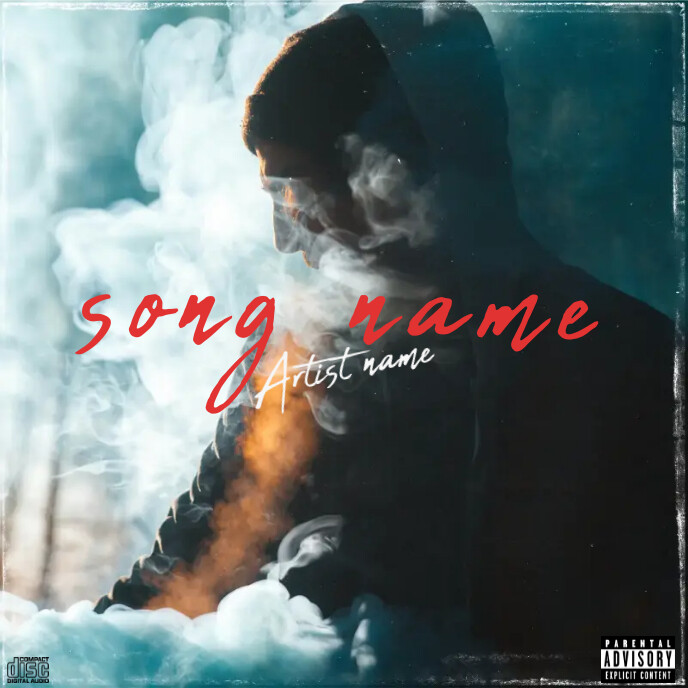 CD Mixtape/Album Cover Artwork Template | PosterMyWall