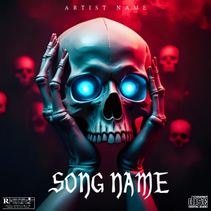 CD Mixtape/Album Cover Artwork Template | PosterMyWall