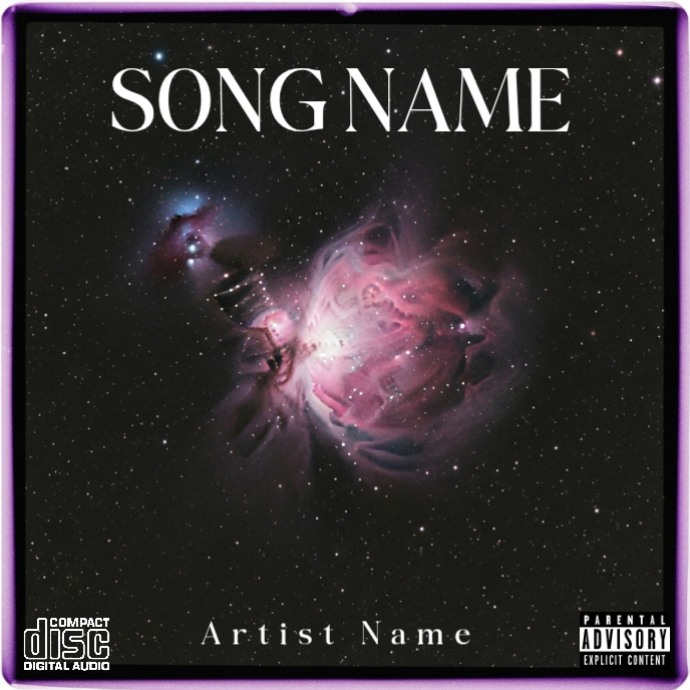 CD Mixtape/Album Cover Artwork Template | PosterMyWall