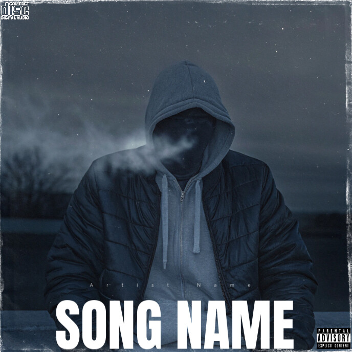 CD Mixtape/Album Cover Artwork Template | PosterMyWall