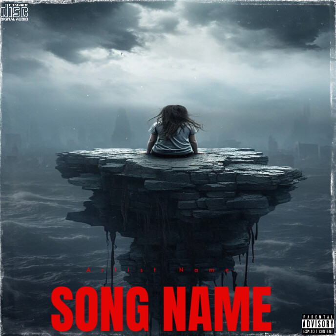 CD Mixtape/Album Cover Artwork Template | PosterMyWall