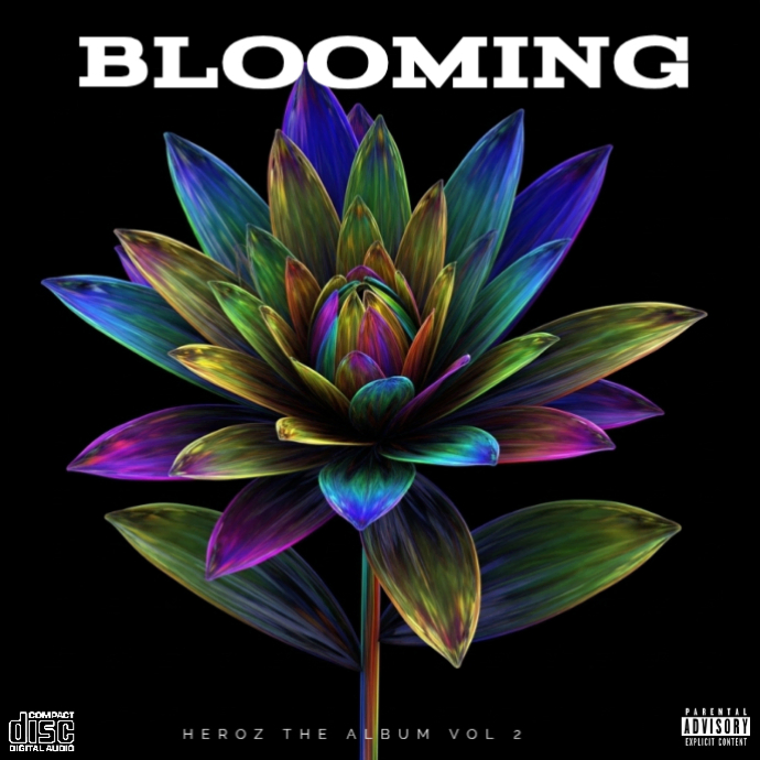 CD Mixtape/Album Cover Artwork Template | PosterMyWall