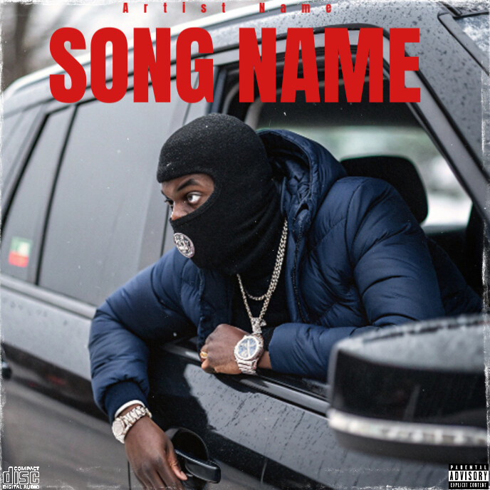 CD Mixtape/Album Cover Artwork Template | PosterMyWall