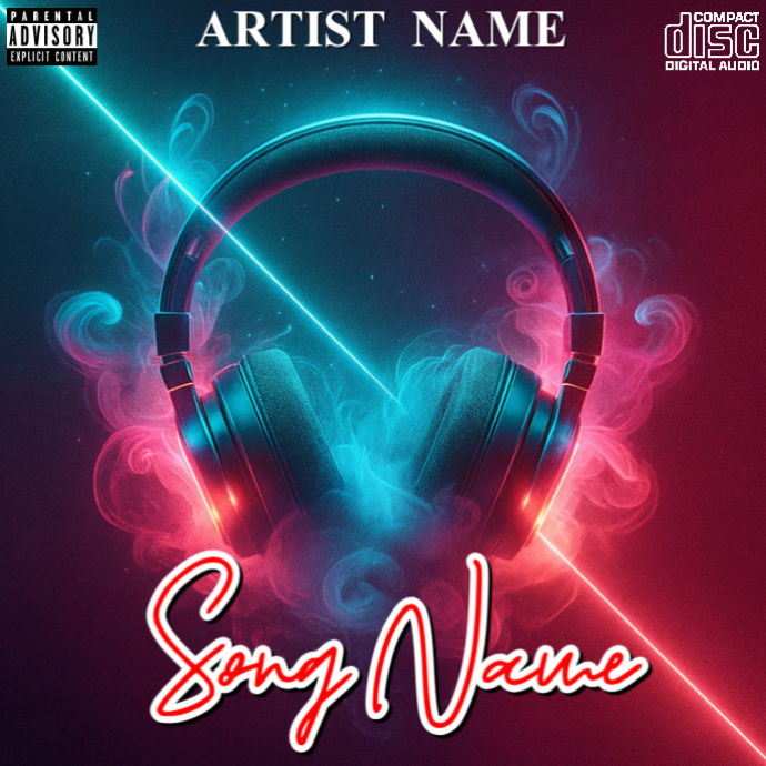 CD Mixtape Album Cover Artwork Template | PosterMyWall