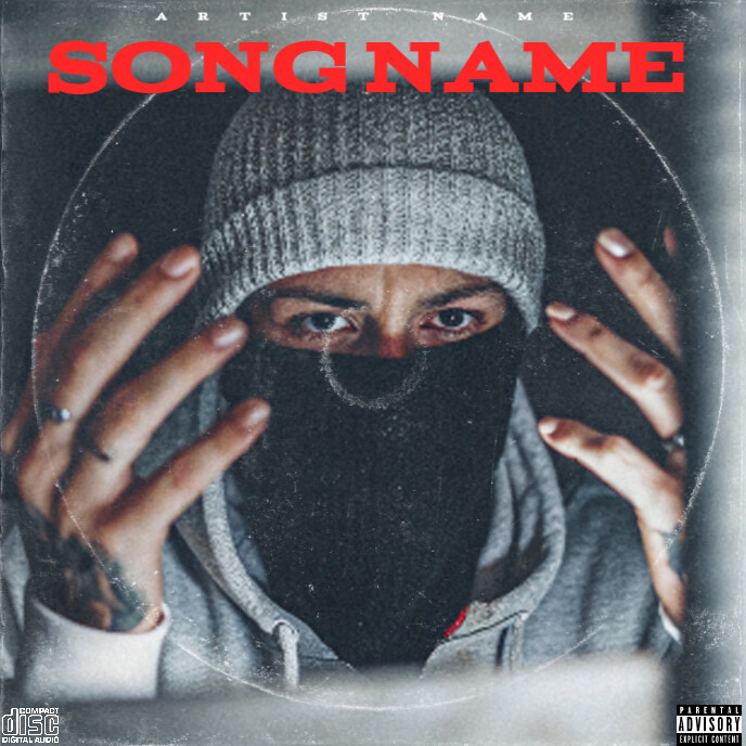 CD Mixtape/Album Cover Artwork Template | PosterMyWall