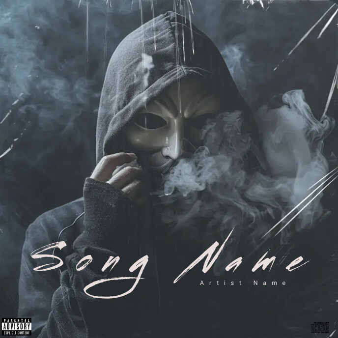 CD Mixtape/Album Cover Artwork Template | PosterMyWall