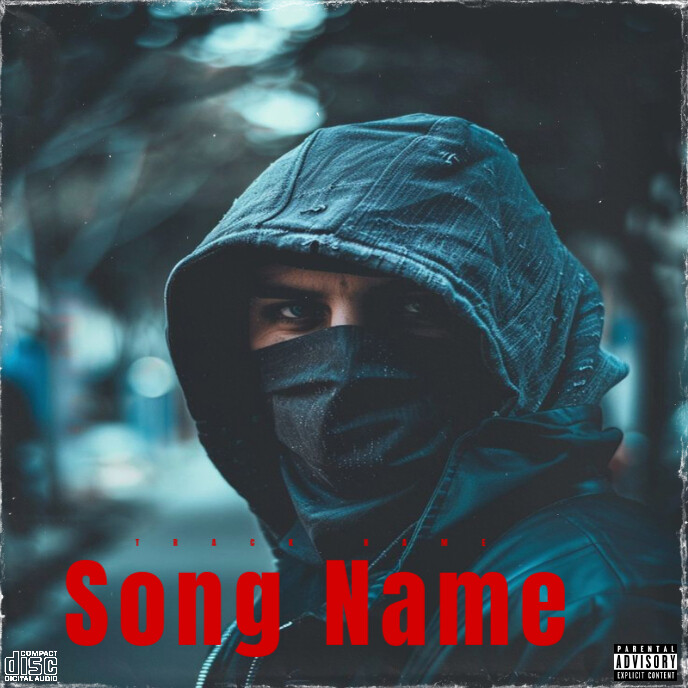 CD Mixtape/Album Cover Artwork Template | PosterMyWall