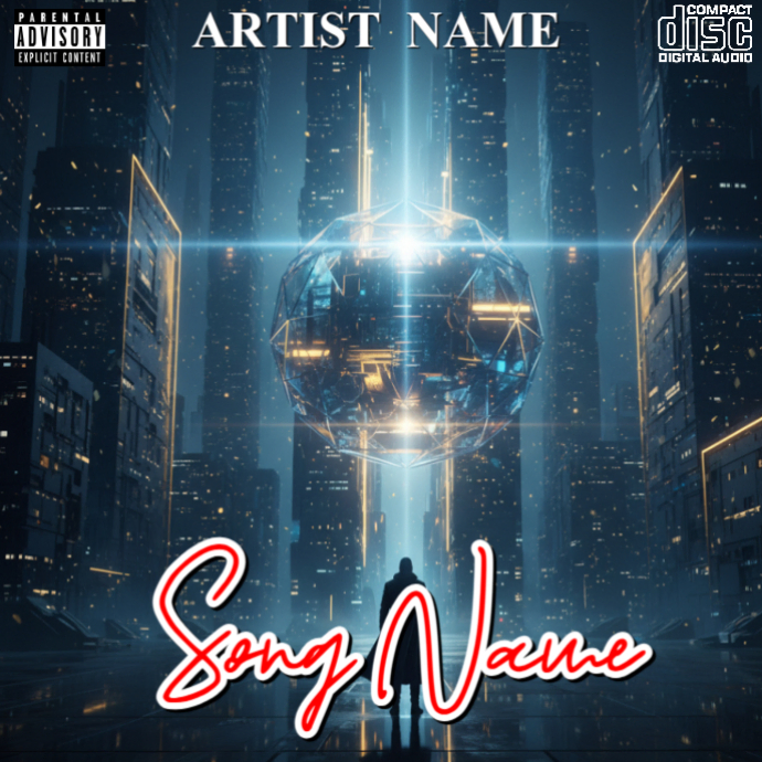 CD Mixtape Album Cover Artwork Template | PosterMyWall