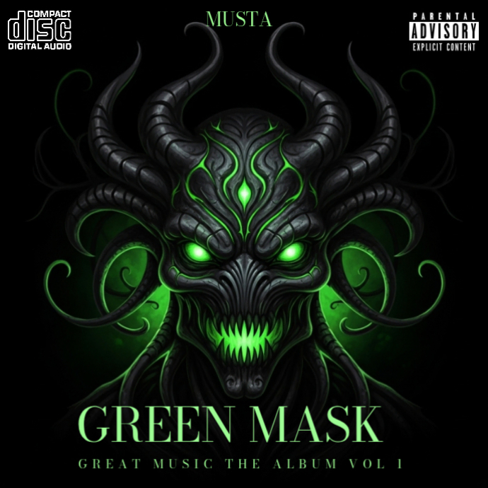 CD Mixtape/Album Cover Artwork Template | PosterMyWall