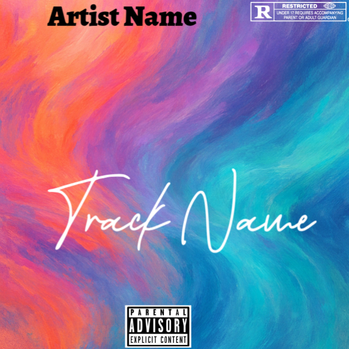 CD Mixtape/Album Cover Artwork Template | PosterMyWall