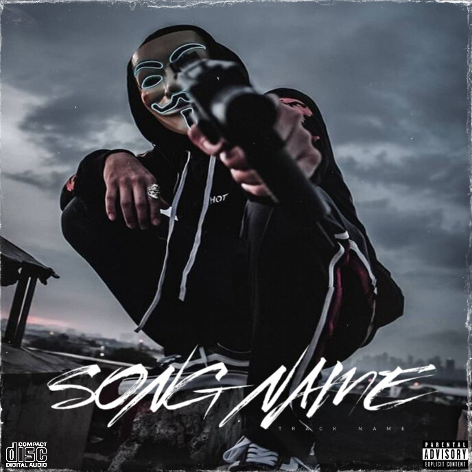 CD Mixtape/Album Cover Artwork Template | PosterMyWall