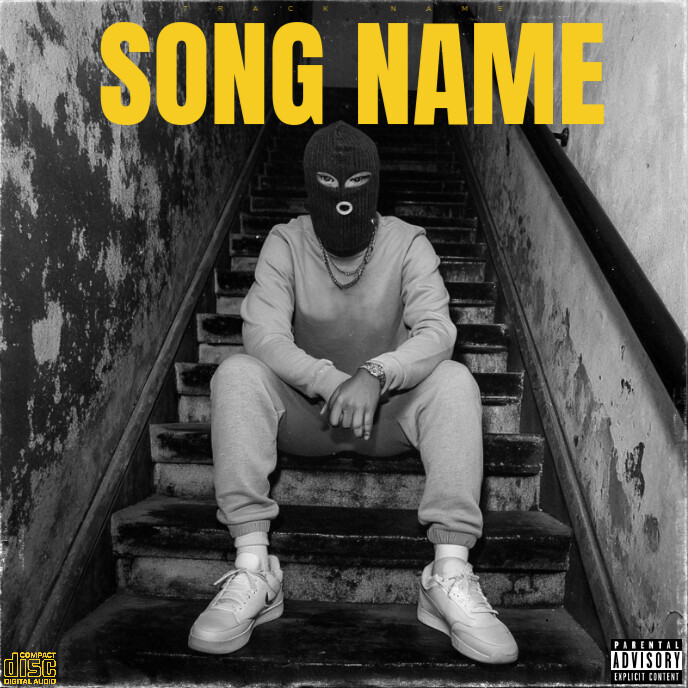 CD Mixtape/Album Cover Artwork Template | PosterMyWall