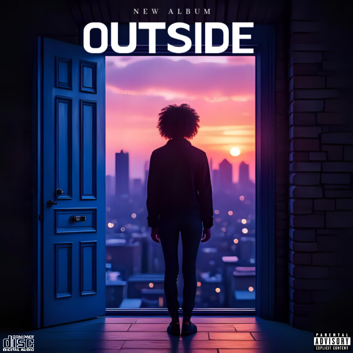 CD Mixtape/Album Cover Artwork Template | PosterMyWall