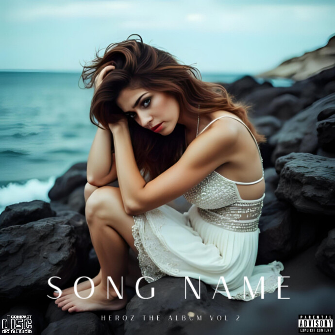 CD Mixtape/Album Cover Artwork Template | PosterMyWall