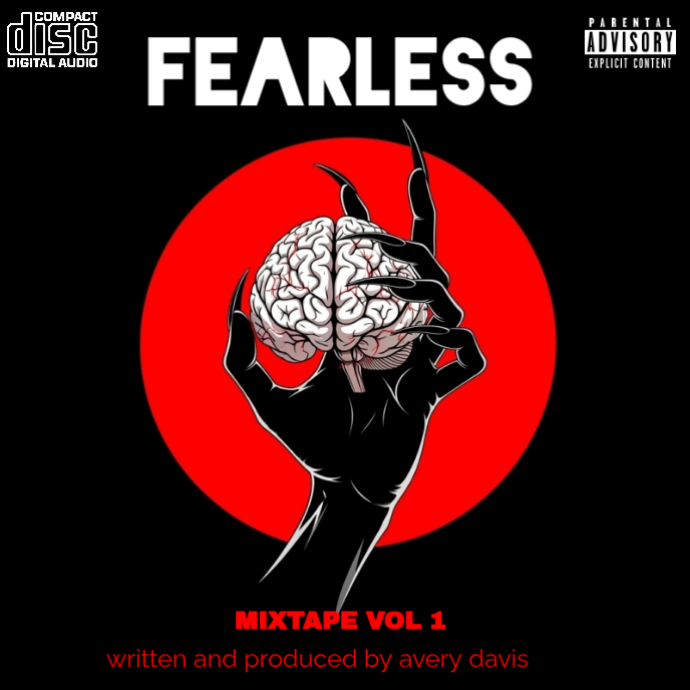 CD Mixtape/Album Cover Artwork Template | PosterMyWall