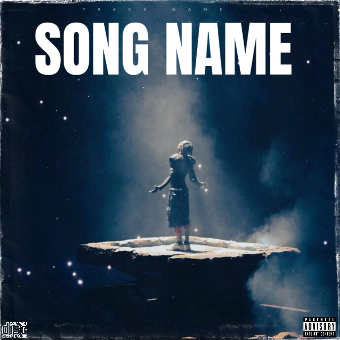 CD Mixtape/Album Cover Artwork Template | PosterMyWall
