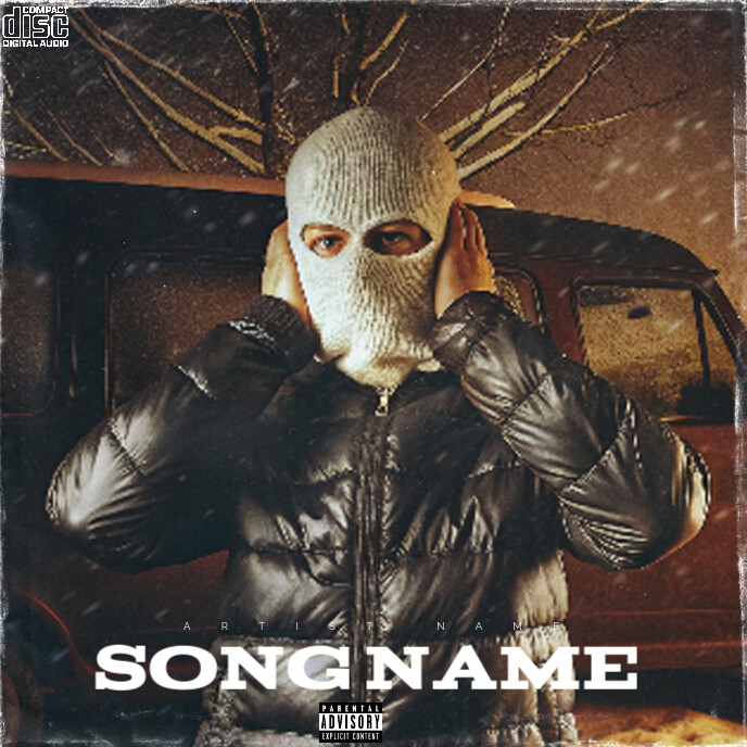 CD Mixtape/Album Cover Artwork Template | PosterMyWall