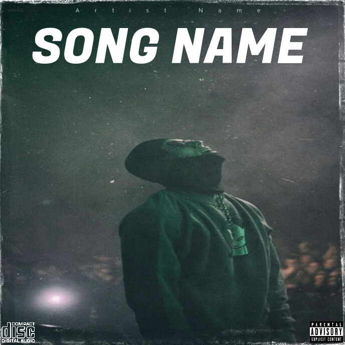 CD Mixtape/Album Cover Artwork Template | PosterMyWall