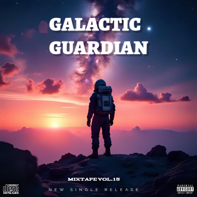 CD Mixtape/Album Cover Artwork Template | PosterMyWall