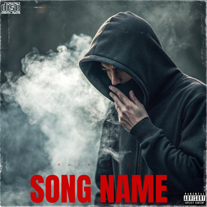 CD Mixtape/Album Cover Artwork Template | PosterMyWall