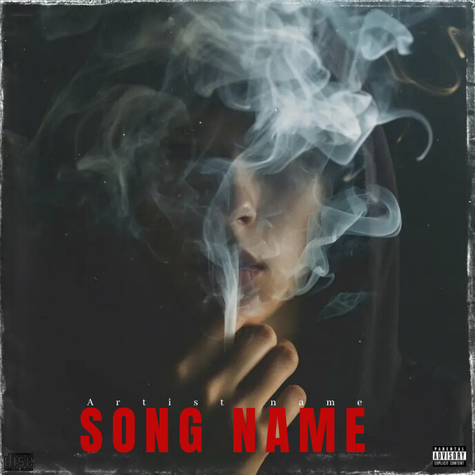 CD Mixtape/Album Cover Artwork Template | PosterMyWall