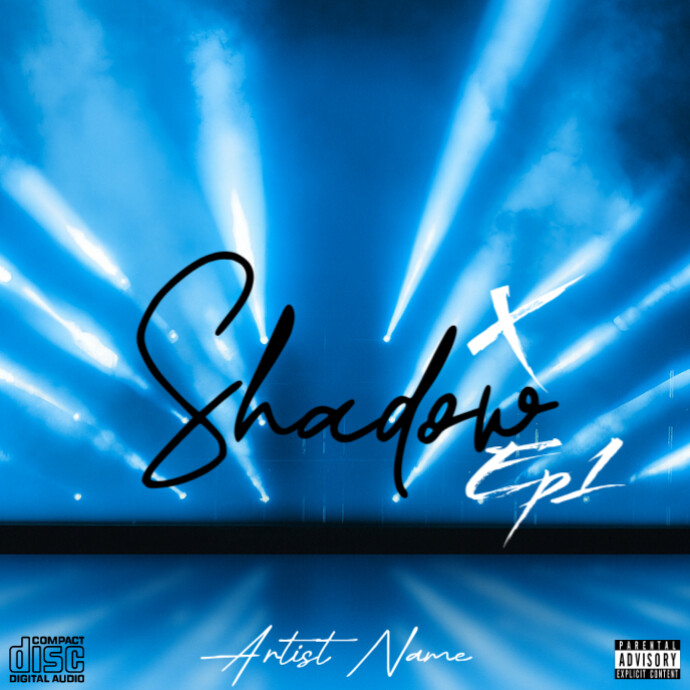 CD Mixtape/Album Cover Artwork Template | PosterMyWall