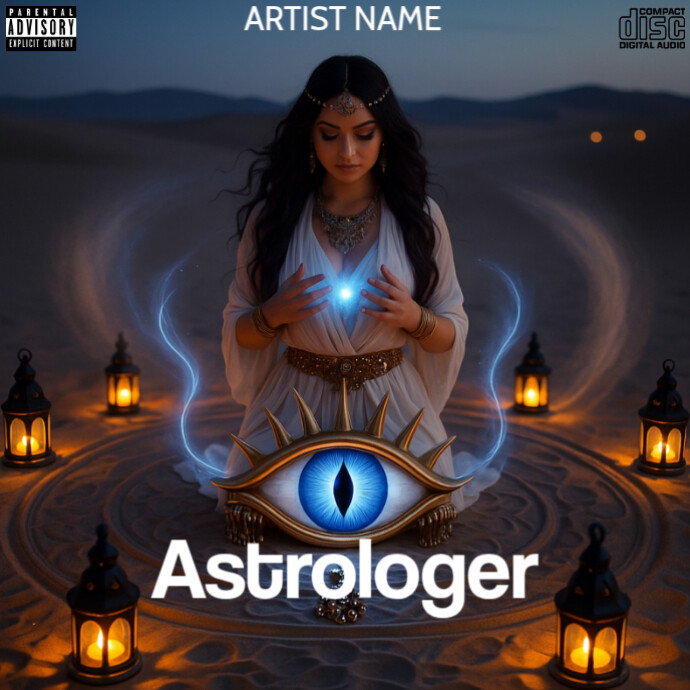 CD Mixtape/Album Cover Artwork Template | PosterMyWall