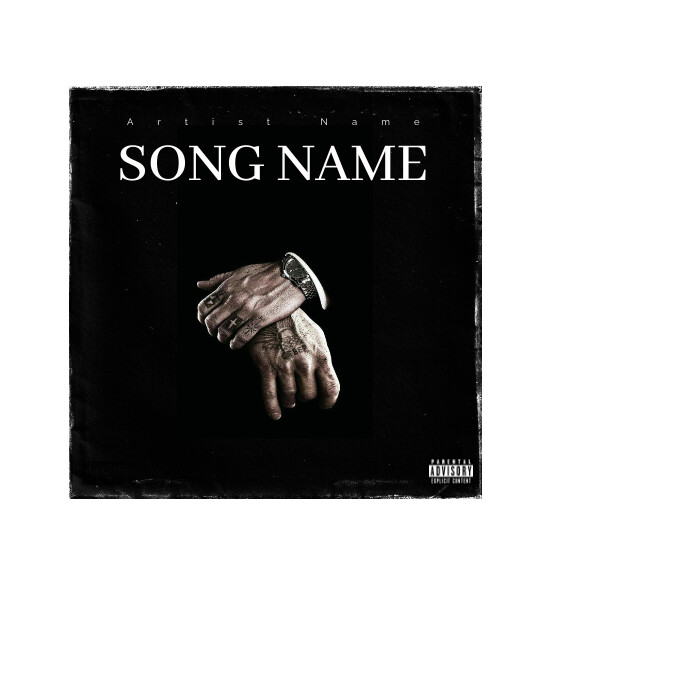 CD Mixtape/Album Cover Artwork Template | PosterMyWall