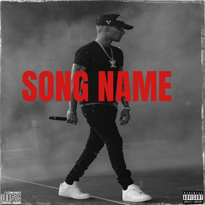 CD Mixtape/Album Cover Artwork Template | PosterMyWall