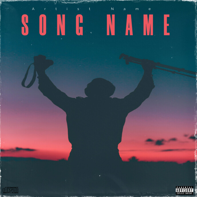 CD Mixtape/Album Cover Artwork Template | PosterMyWall