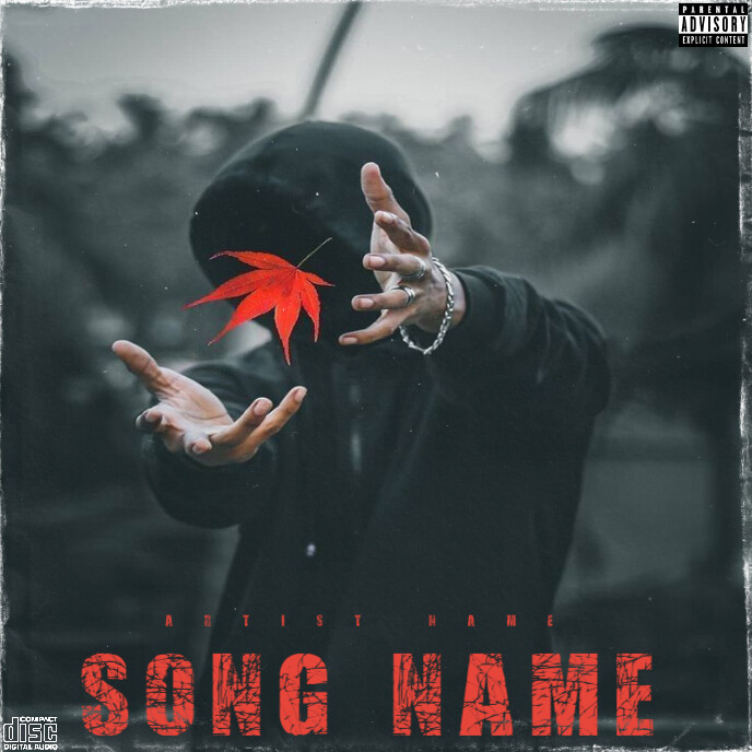 CD Mixtape/Album Cover Artwork Template | PosterMyWall